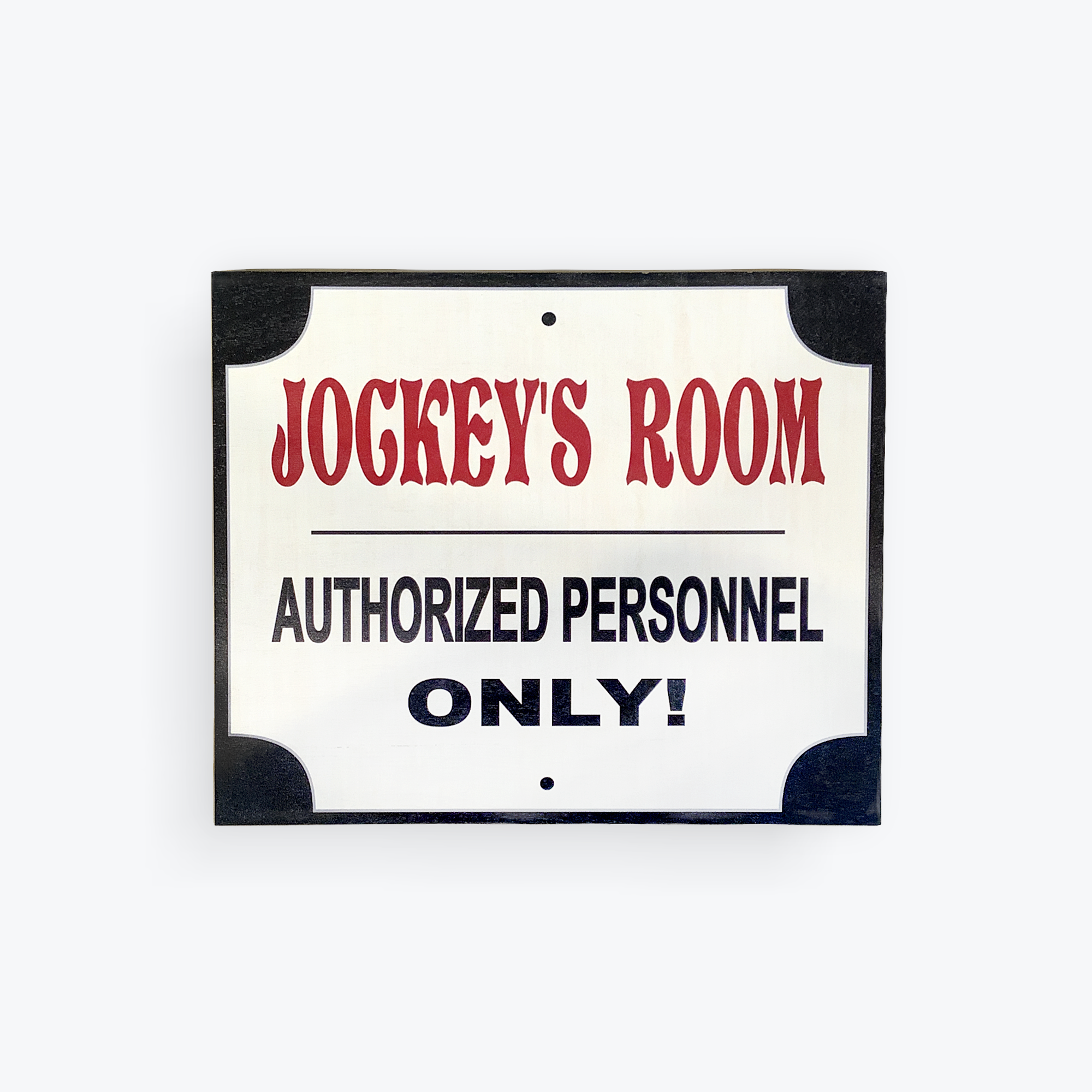 "Jockey's Room" Saratoga Race Track Reproduction Sign | Gift Shop ...